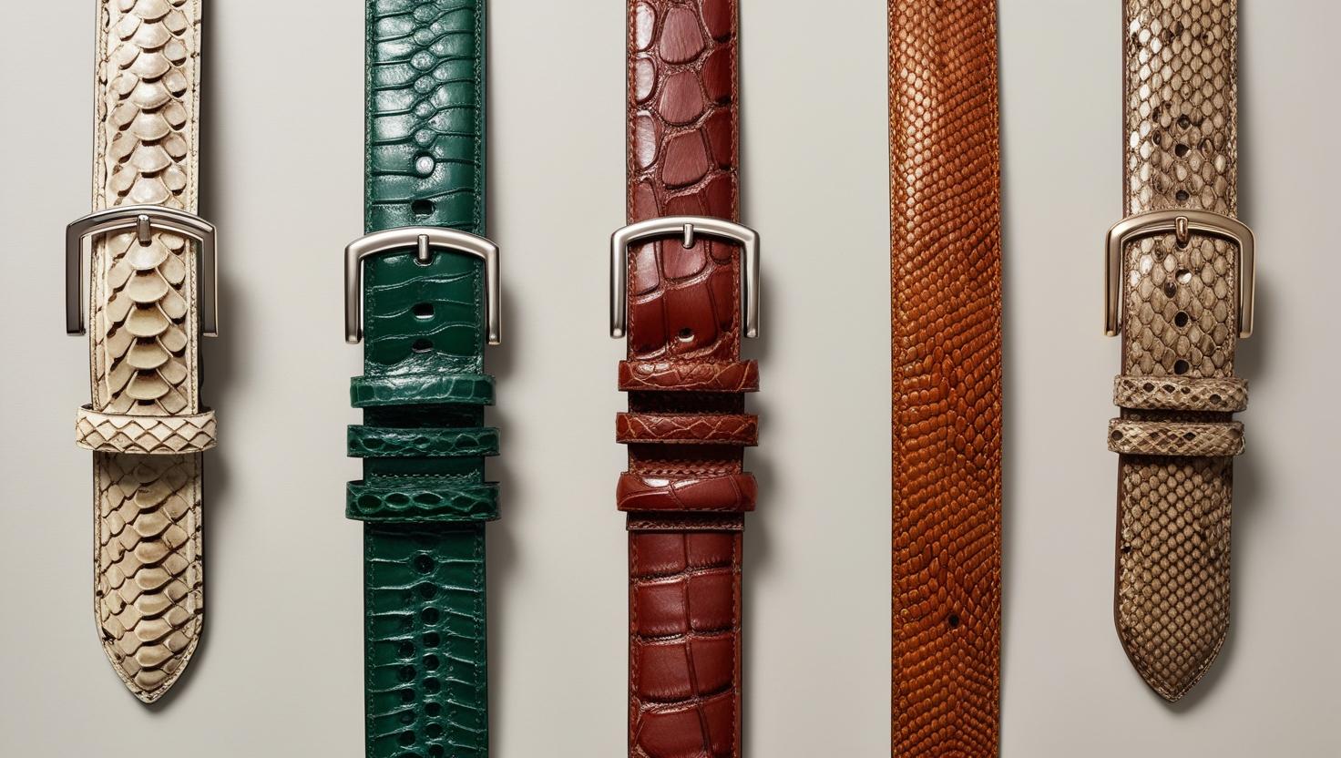 Top 5 Exotic Skins for Belts – Which One Suits Your Style?